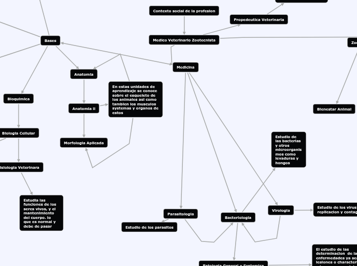Contexto social de la profesion - Concept Map